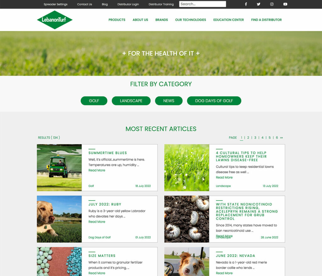 Lebanon Turf - The Landscape Writer